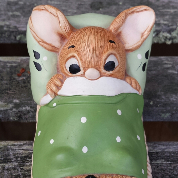 Pendelfin | Art | Pendelfin Vintage Handpainted 97s Wakey Bunny Rabbit Stonecraft Figurine ...